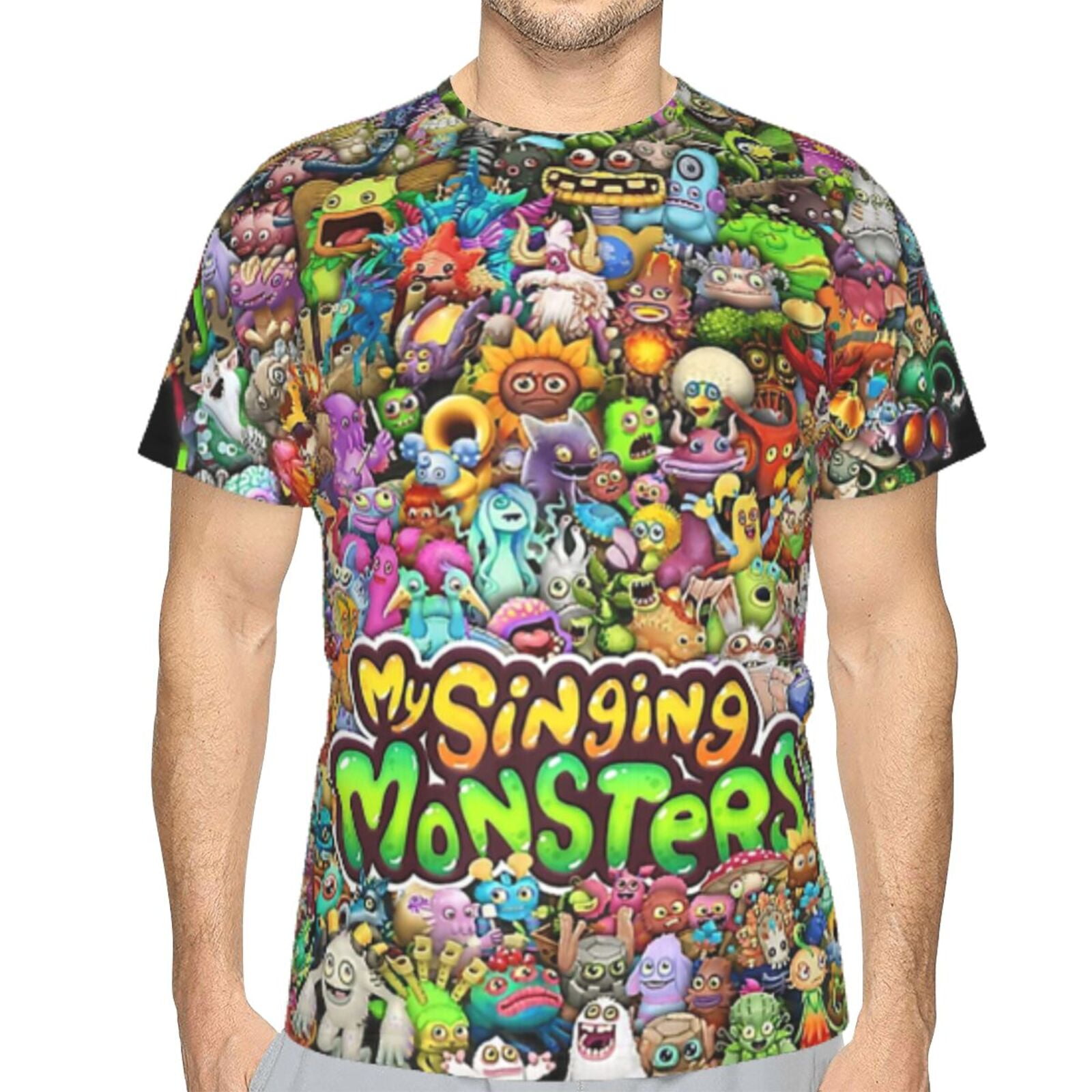 My Singing Monsters Shirt 3d Printed T Shirt Crewneck Short Sleeve Top ...