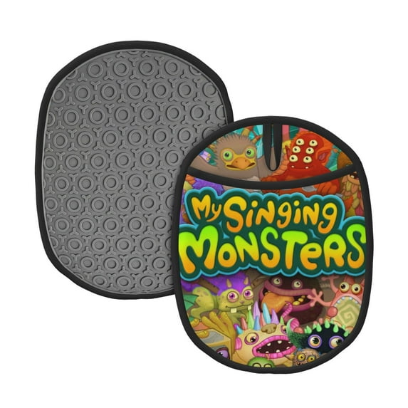 My Singing Monsters Silicone Pot Mat Mitten Oven Mitts Pot Holder Heat ...