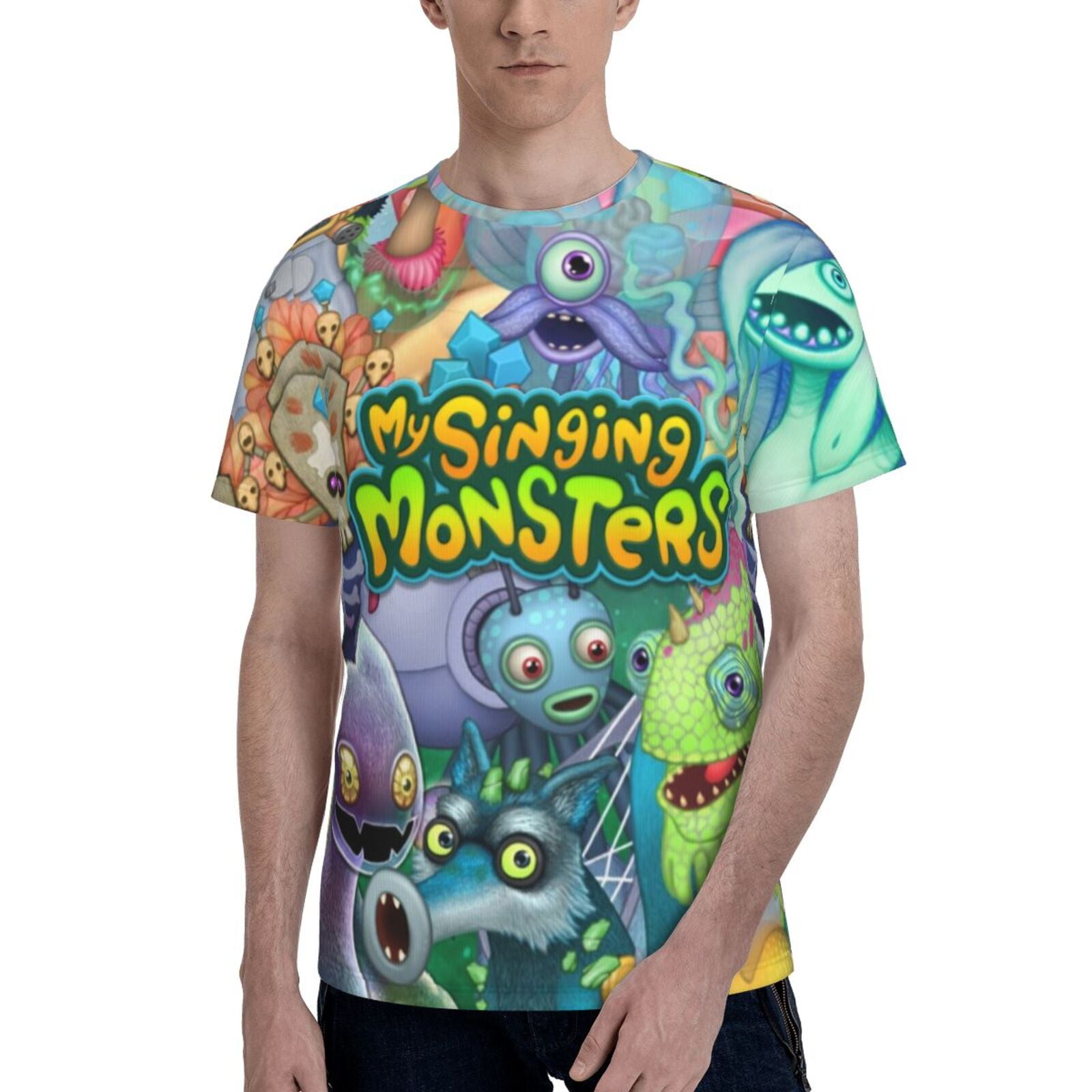 My Singing Monsters T-Shirts 3d Printed Short Sleeve Tee Shirt For Men ...