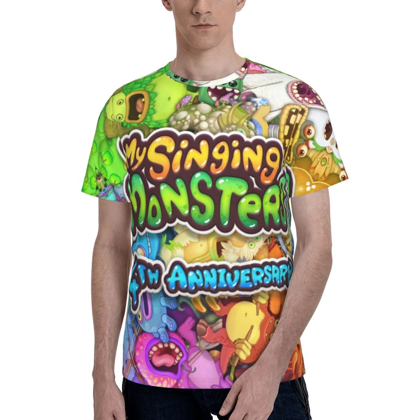 My Singing Monsters T-Shirts 3d Printed Short Sleeve Tee Shirt For Men ...