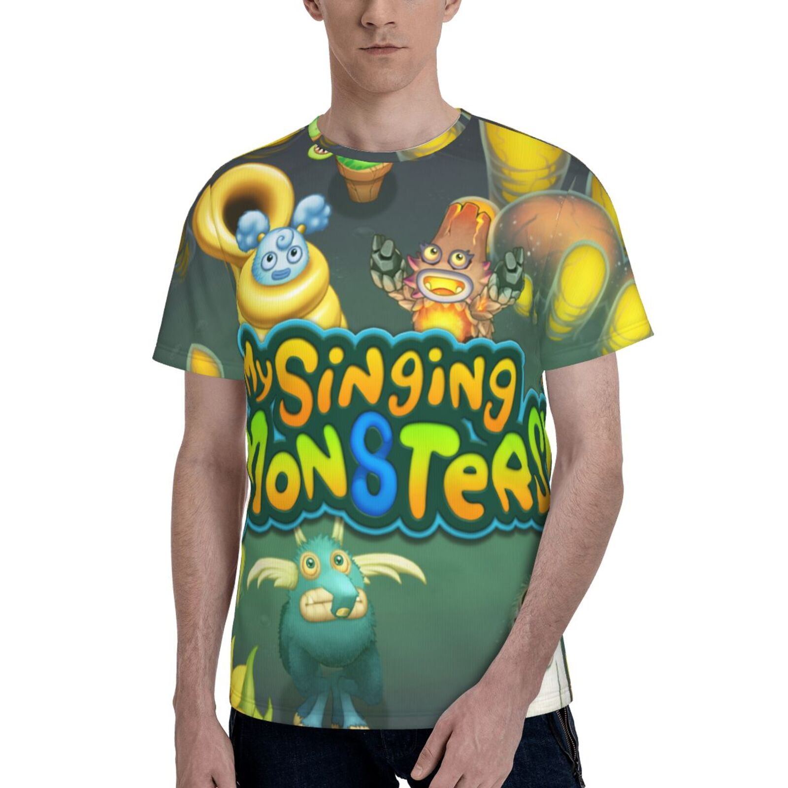 My Singing Monsters T-Shirts 3d Printed Short Sleeve Tee Shirt For Men ...