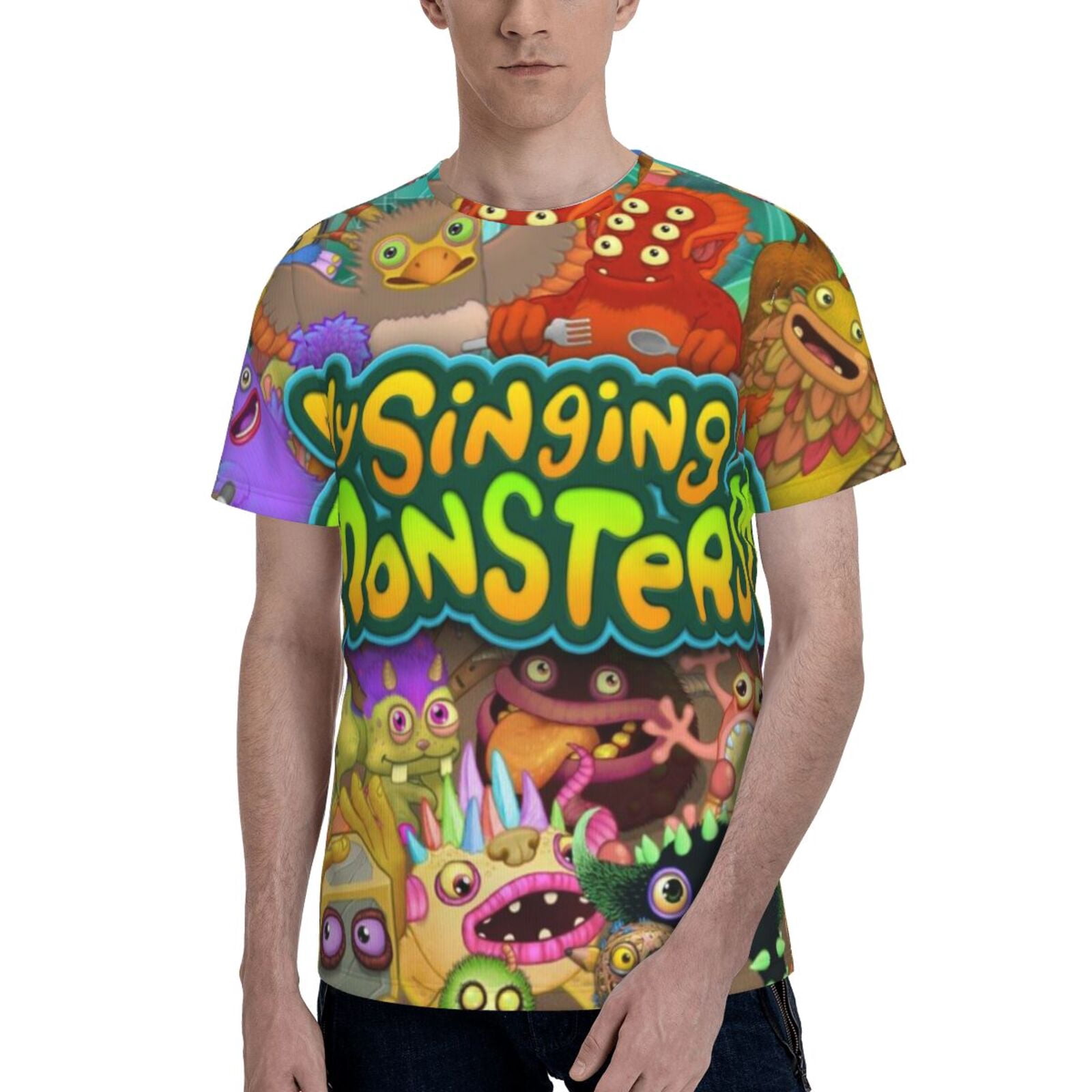 My Singing Monsters T-Shirts 3d Printed Short Sleeve Tee Shirt For Men ...