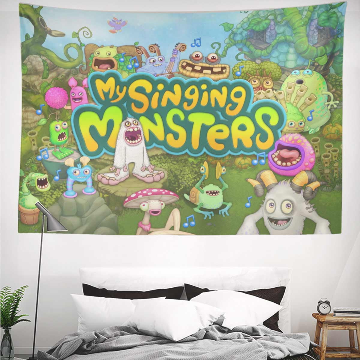 My Singing Monsters Tapestry Gift Wall Hanging Backdrop for Room ...