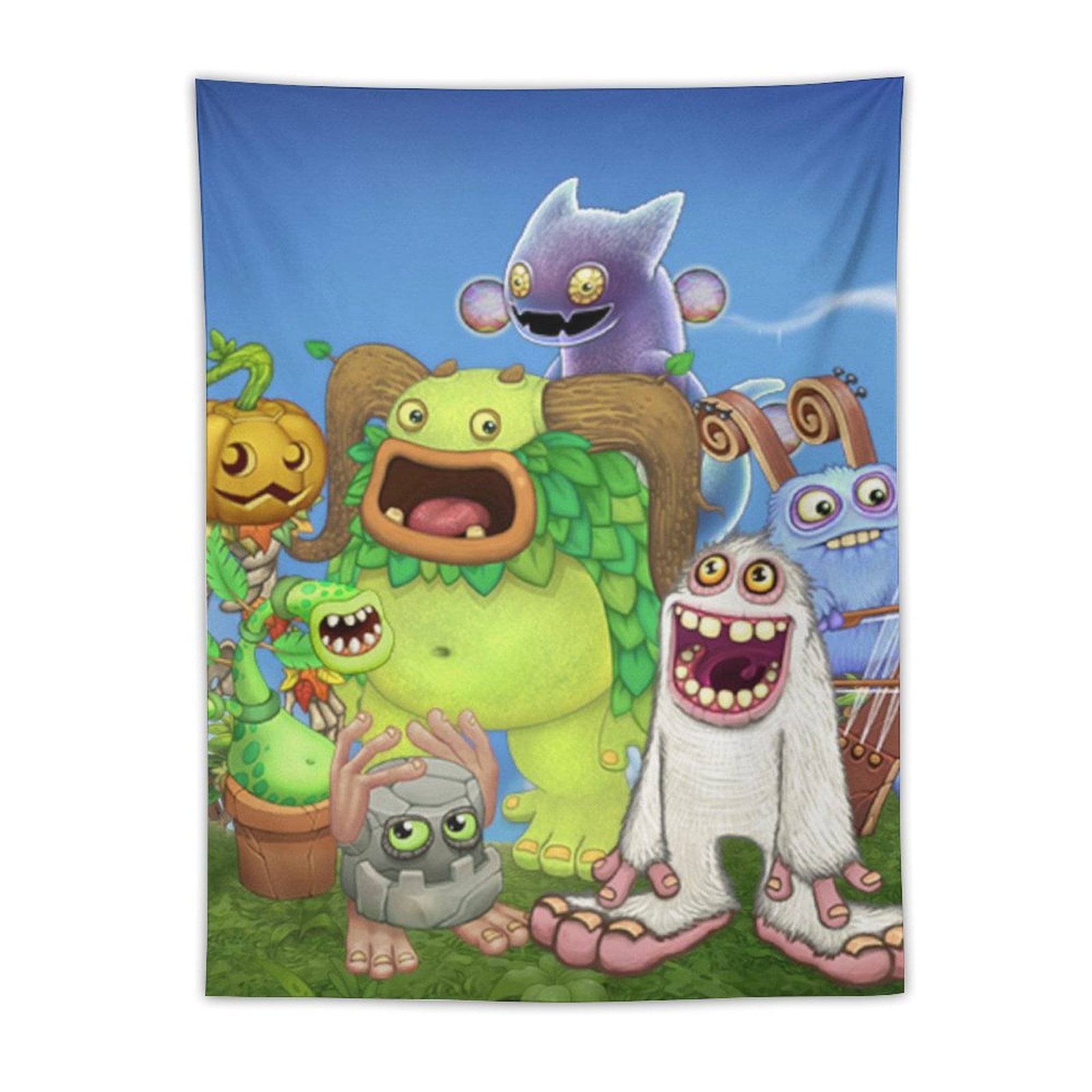 My Singing Monsters Tapestry Wall Hanging Blanket Soft Tablecloth Wall ...