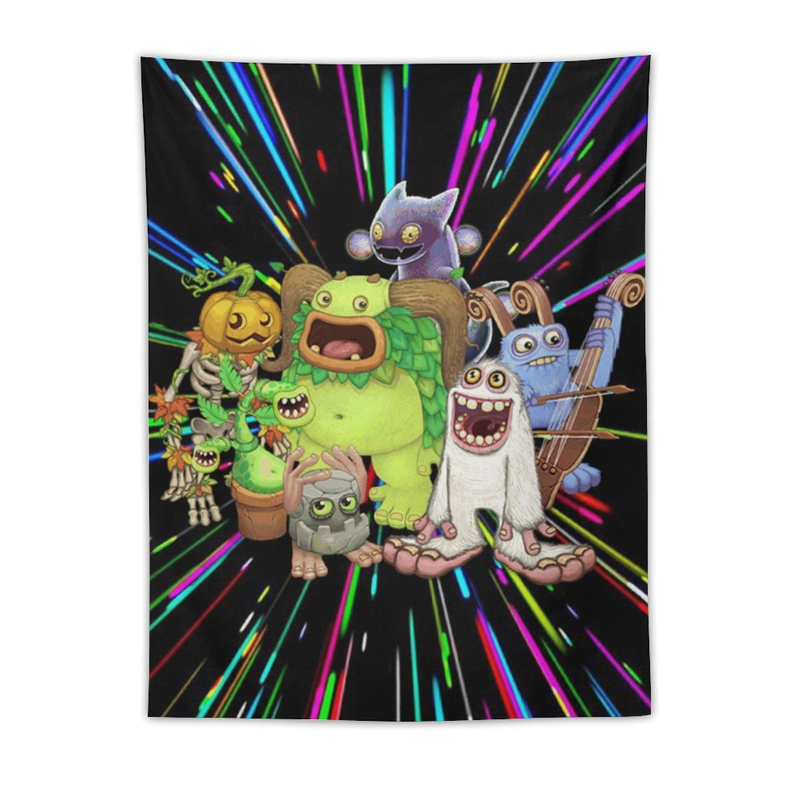 My Singing Monsters Tapestry Wall Hanging Blanket Soft Tablecloth Wall ...