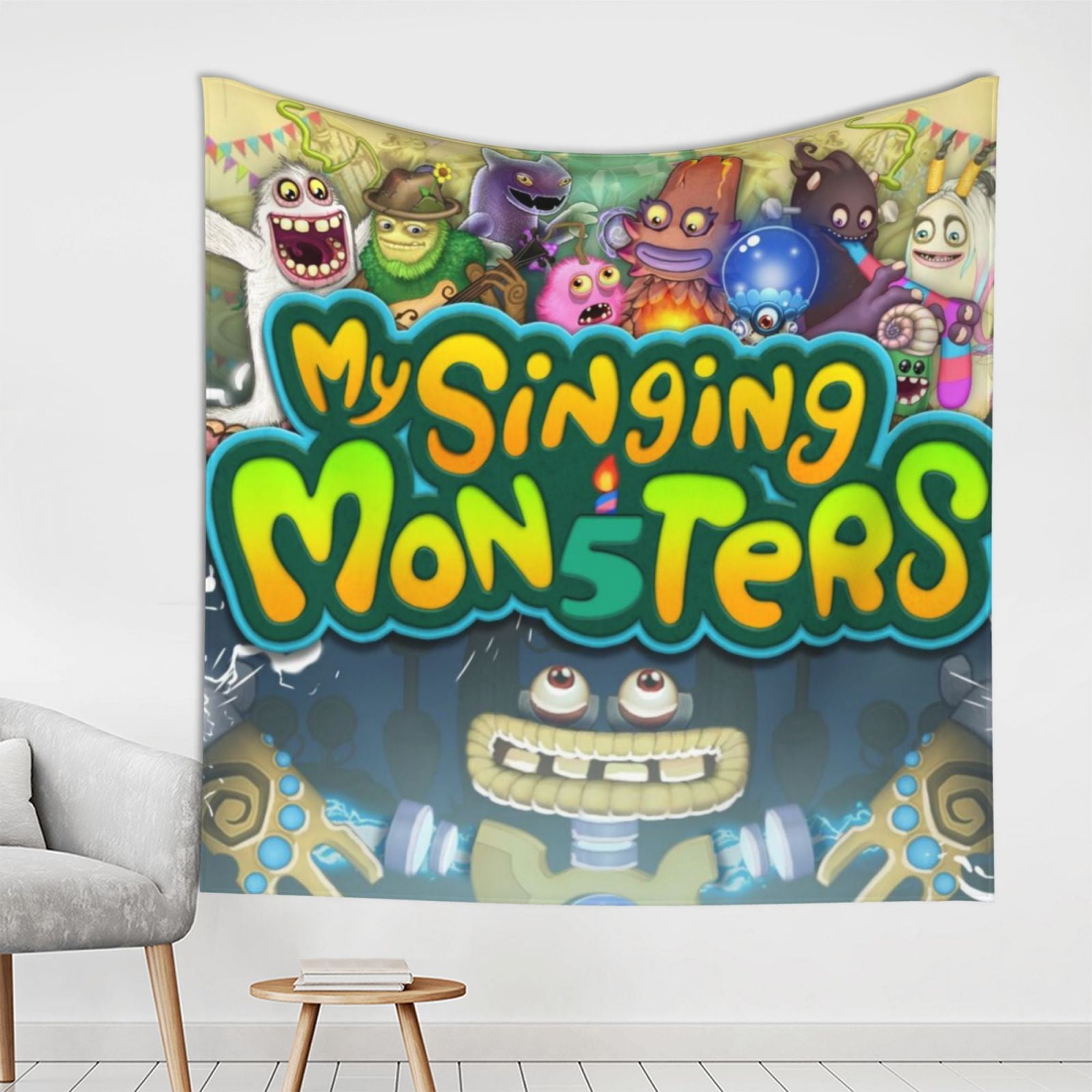 My Singing Monsters Tapestry Wall Hanging Wall Art Decor Wall Tapestry ...