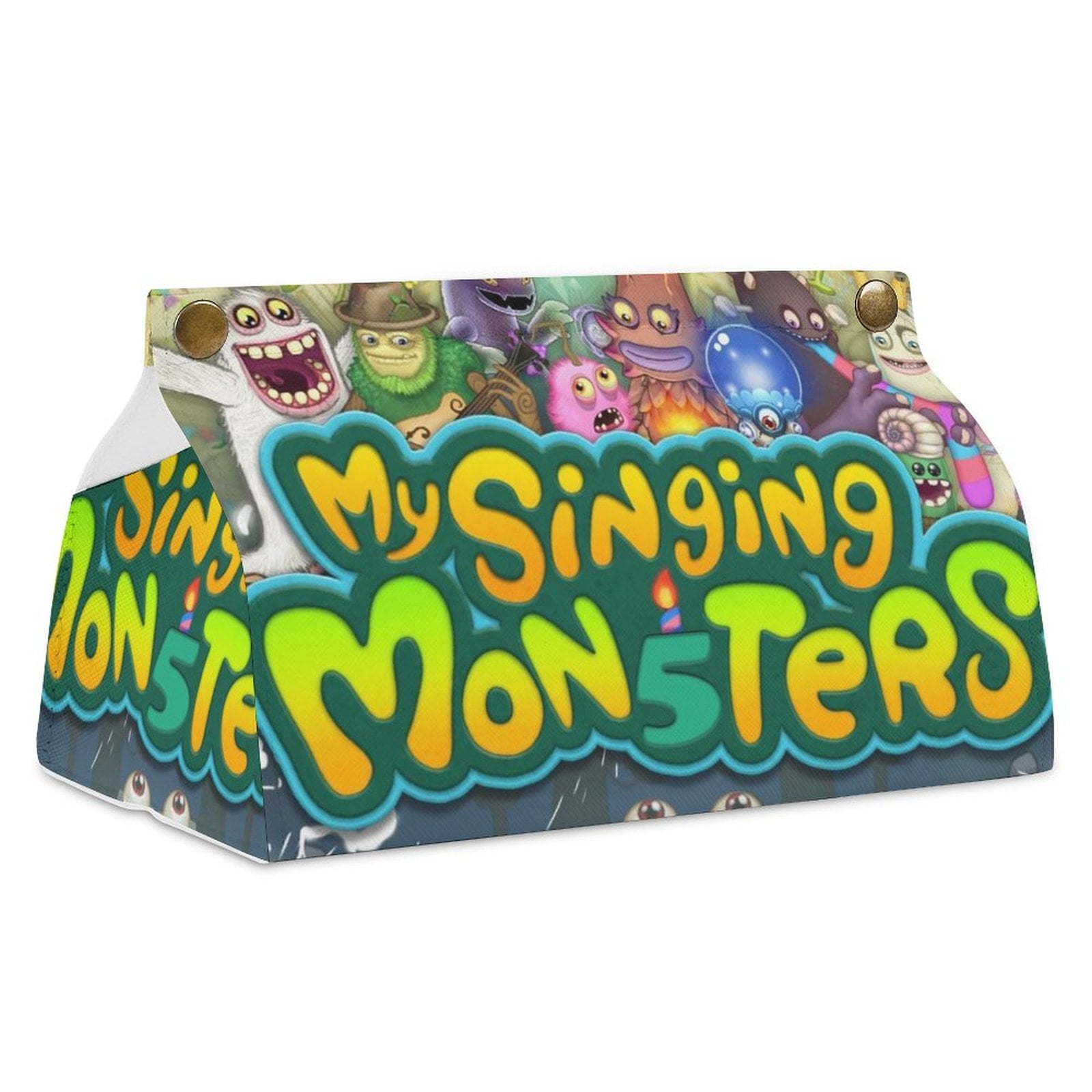 My Singing Monsters Tissue Box Cover PU Tissue Paper Case Pouch Holder ...