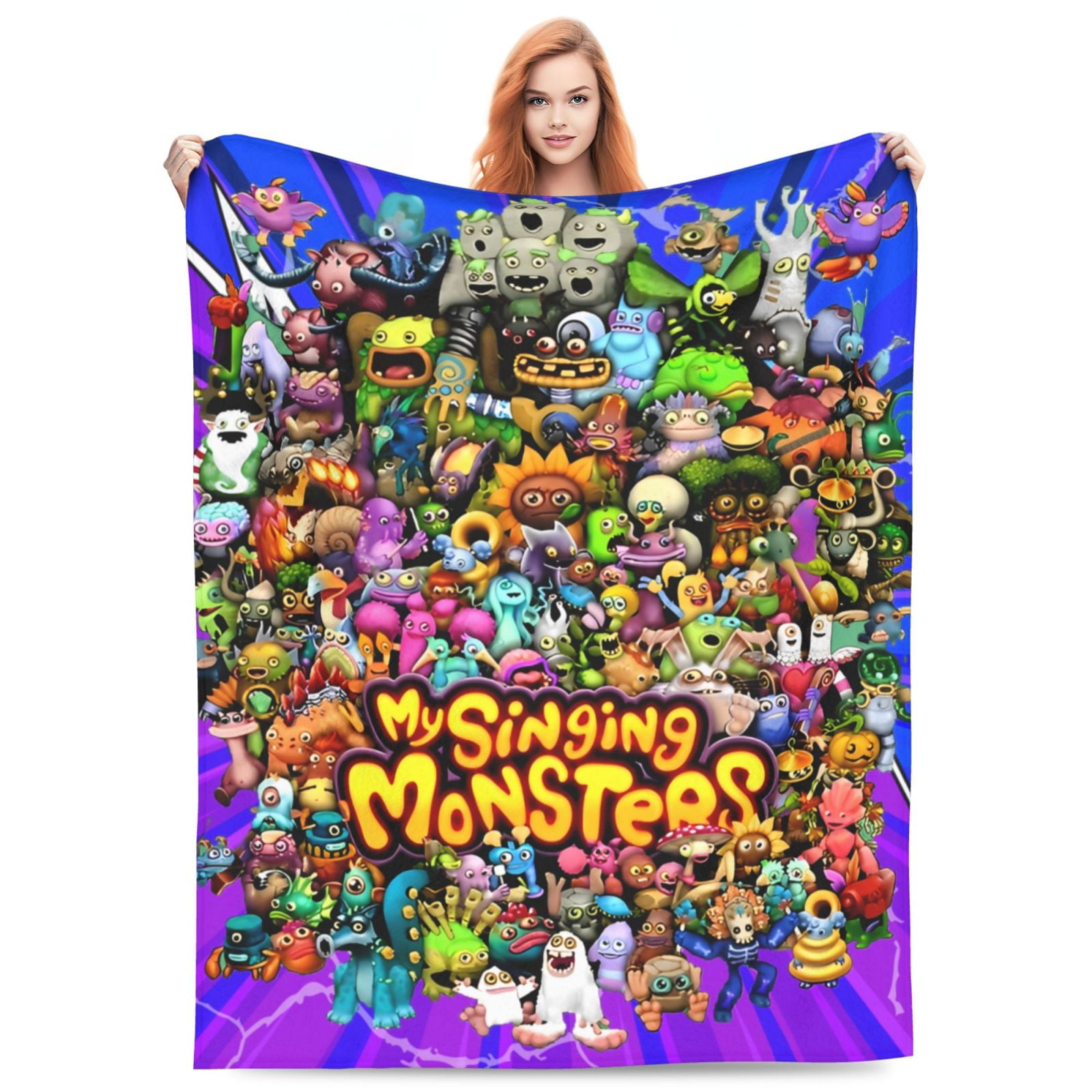 My Singing Monsters Ultra-Soft Micro Fleece Blanket Throw All Season ...