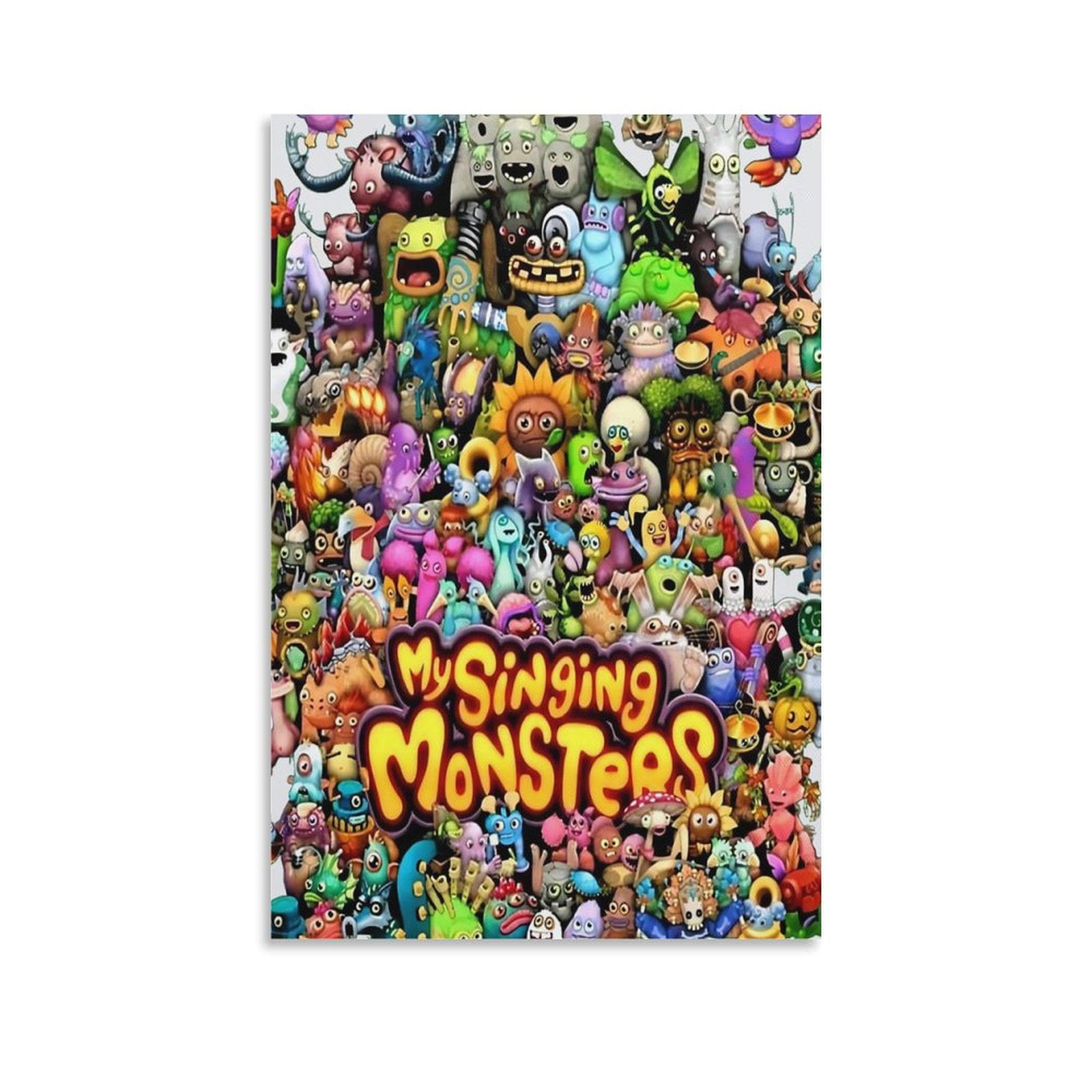 My Singing Monsters Wall Hanging Painting Wall Art Canvas Paintings ...