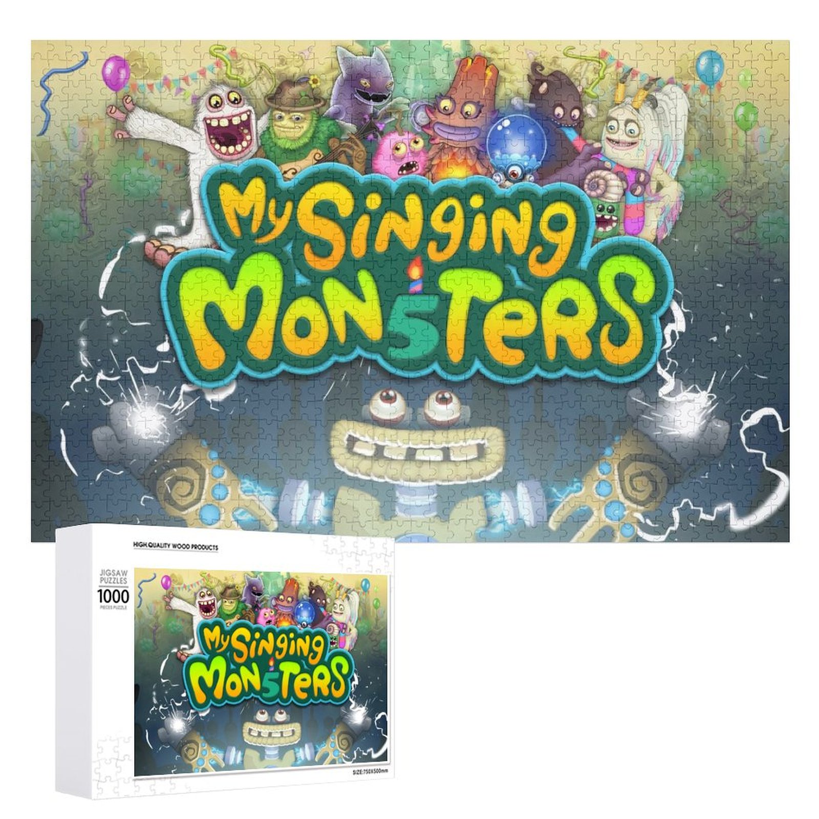 My Singing Monsters Wooden Jigsaw Puzzles Accessories Intellectual ...