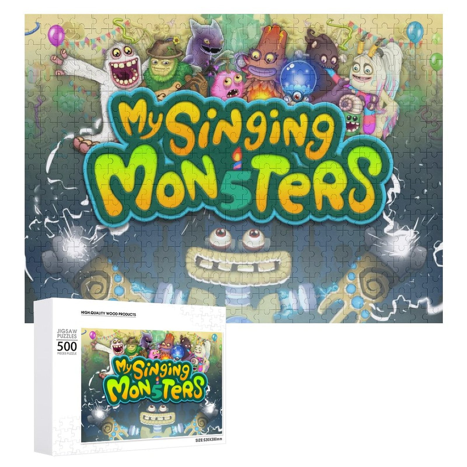 My Singing Monsters Wooden Jigsaw Puzzles Accessories Intellectual ...