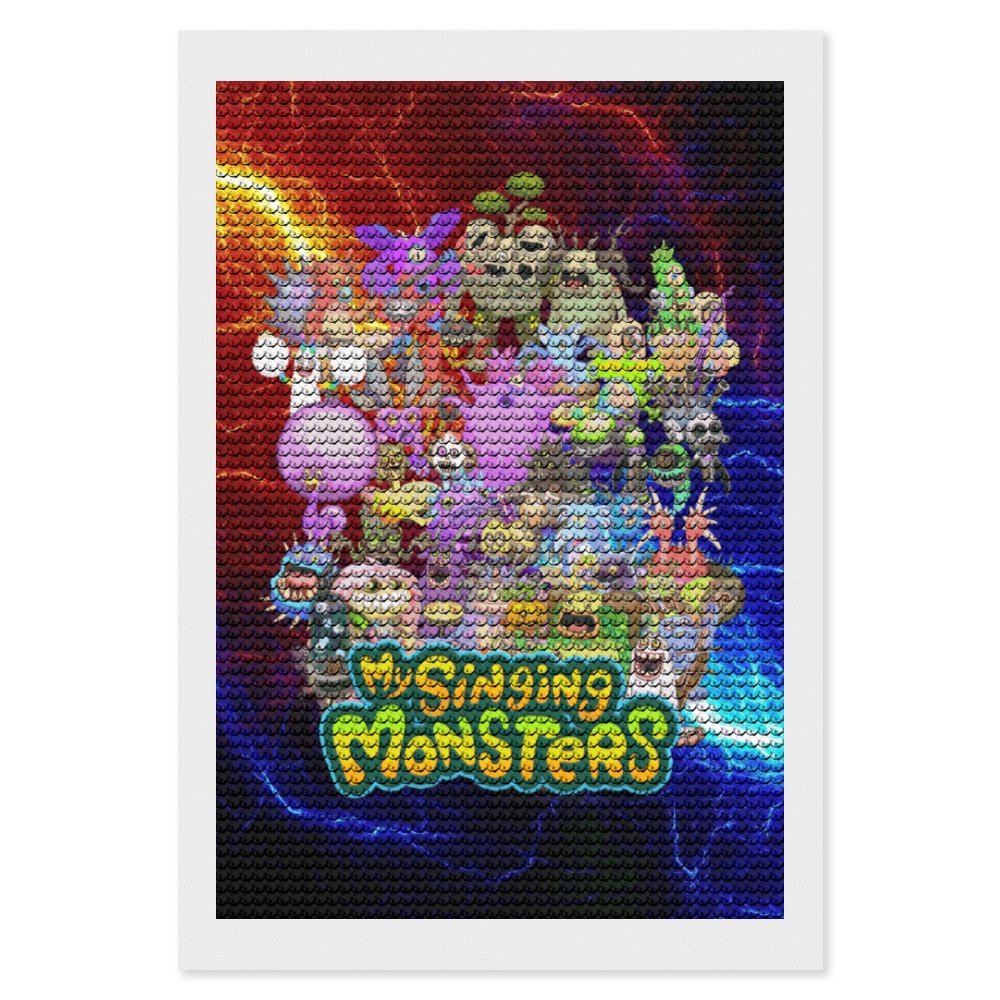 My Singing MonstersDIY 5D Diamond Art Kits for Adults Diamond Art ...