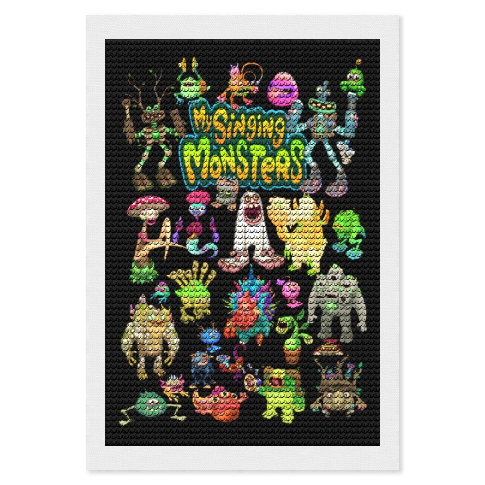 My Singing MonstersDIY 5D Diamond Art Kits for Adults Diamond Art ...