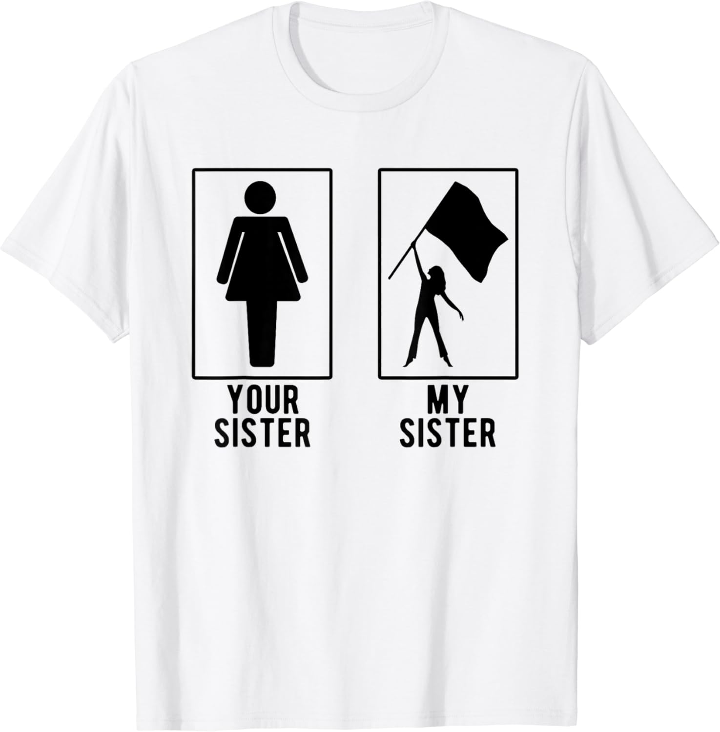 My Sister Color Guard Sister Of A Color Guard Member Sister T-Shirt ...