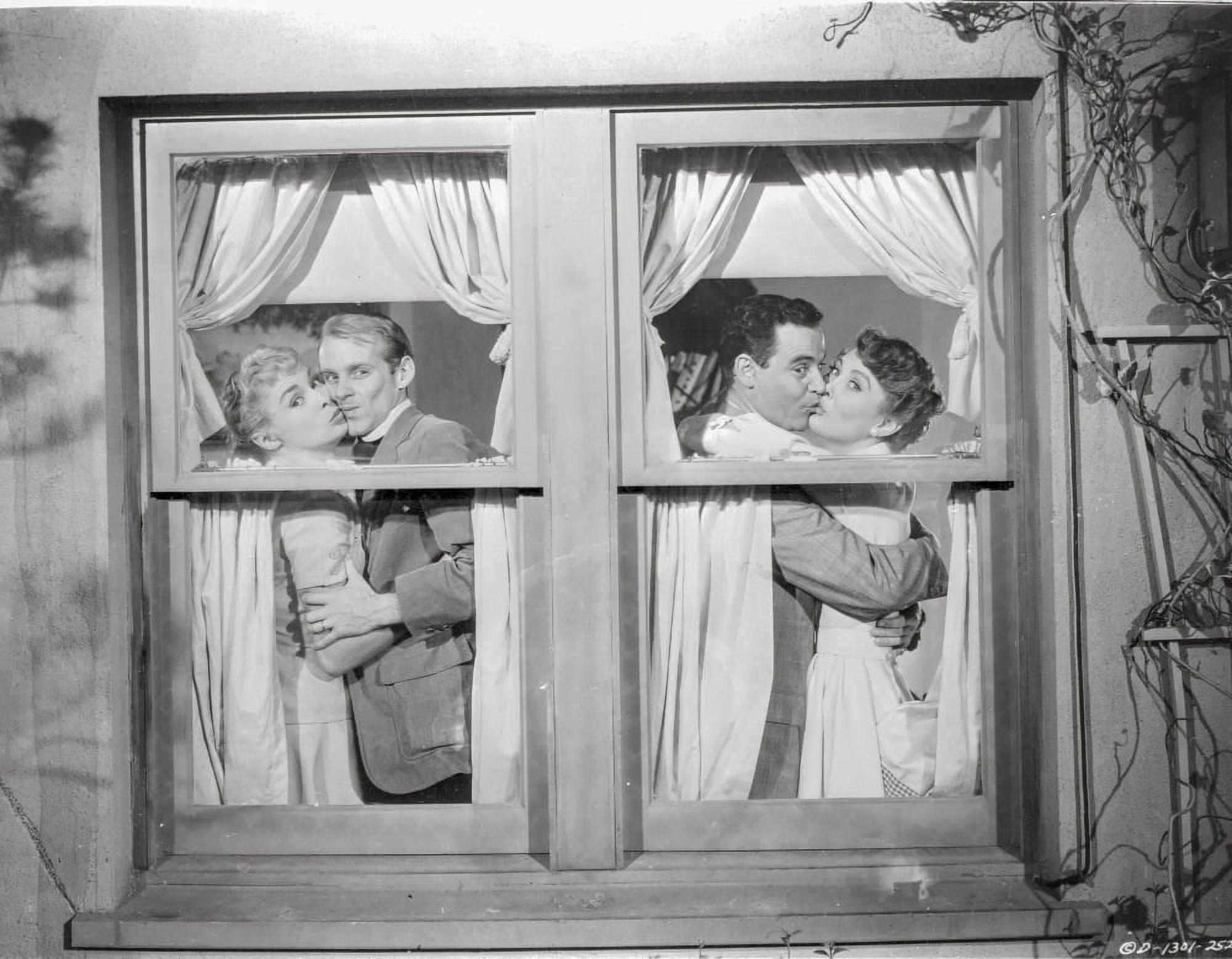 My Sister Eileen Couple behind Window Pane Photo Print (24 x 30) - Walmart.com