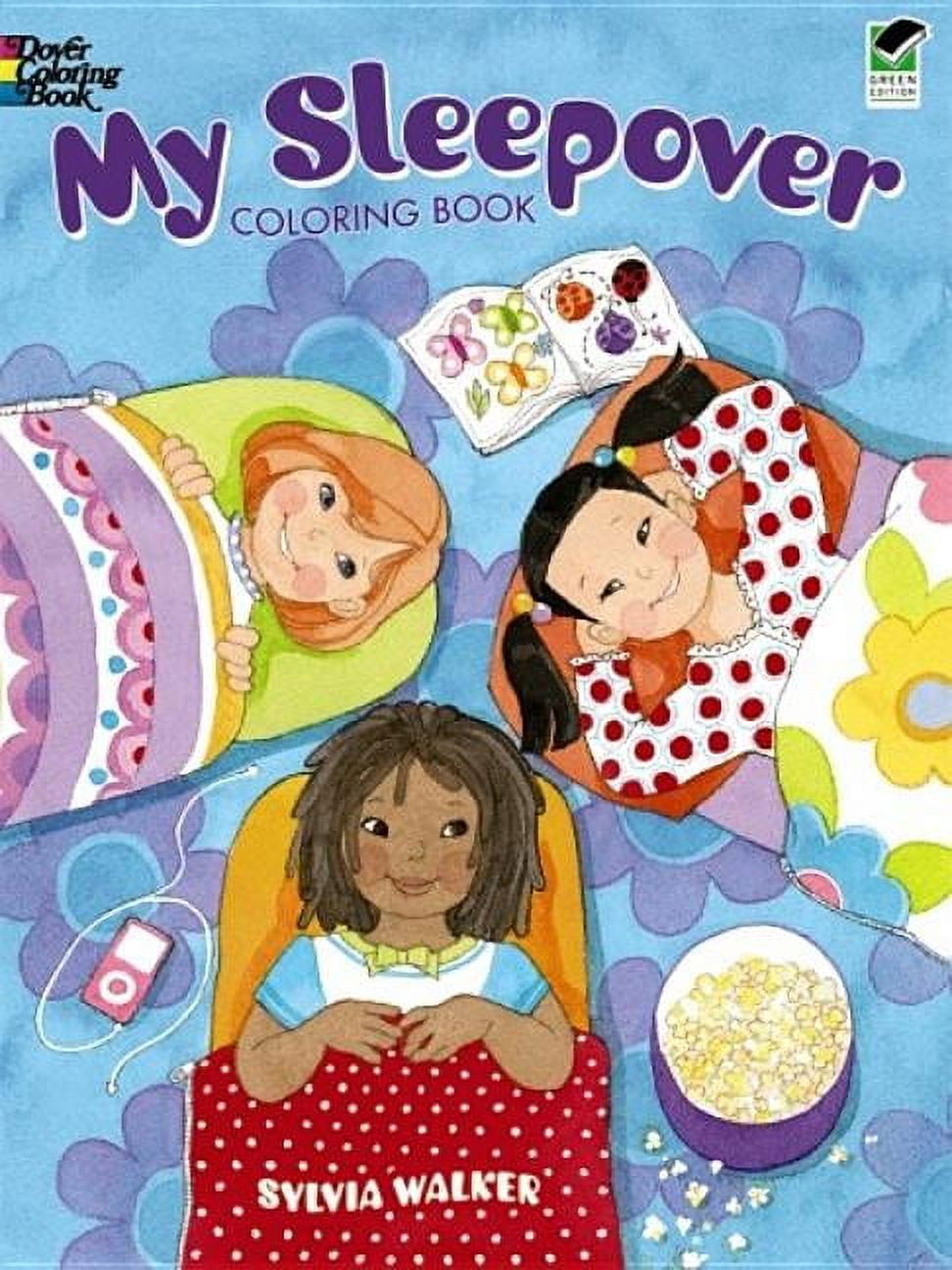 Dover Coloring Books: My Sleepover Coloring Book (Paperback) - Walmart.com