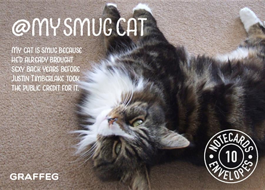 My Smug Cat notecards : 10 cards and envelopes (Postcard book or pack ...