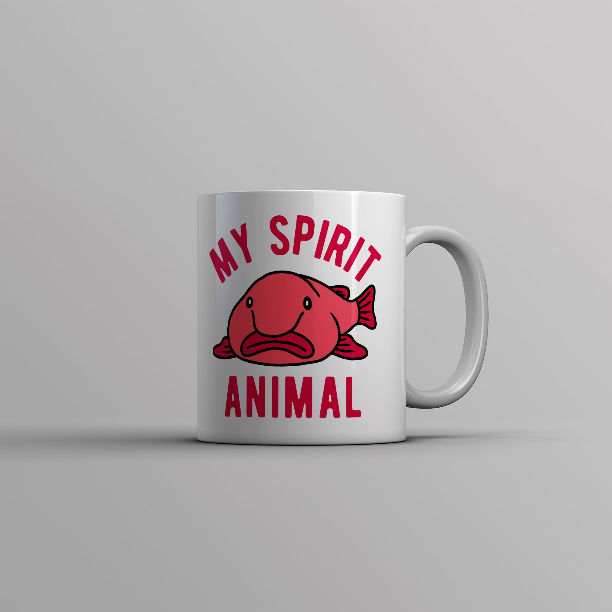 My Spirit Animal Mug Funny Ugly Blobfish Joke Cup - Walmart.com