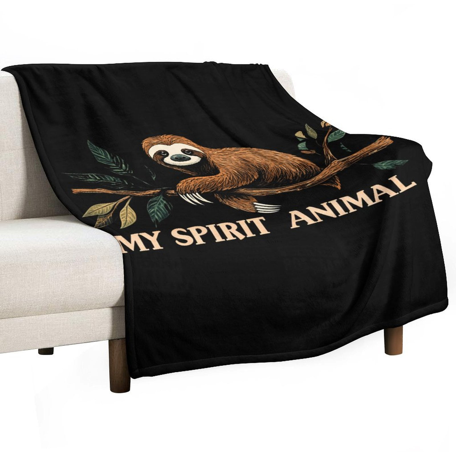 My Spirit Animal Sloth Super Soft Blanket Christmas Throw Blanket ...