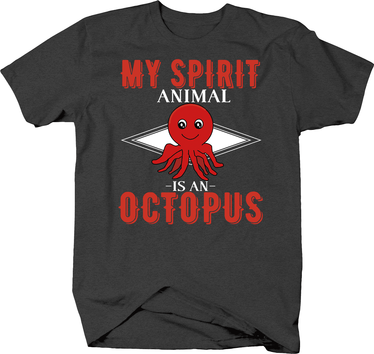 My Spirit Animal is An Octopus Tentacles Squid Graphic Shirts Xlarge ...