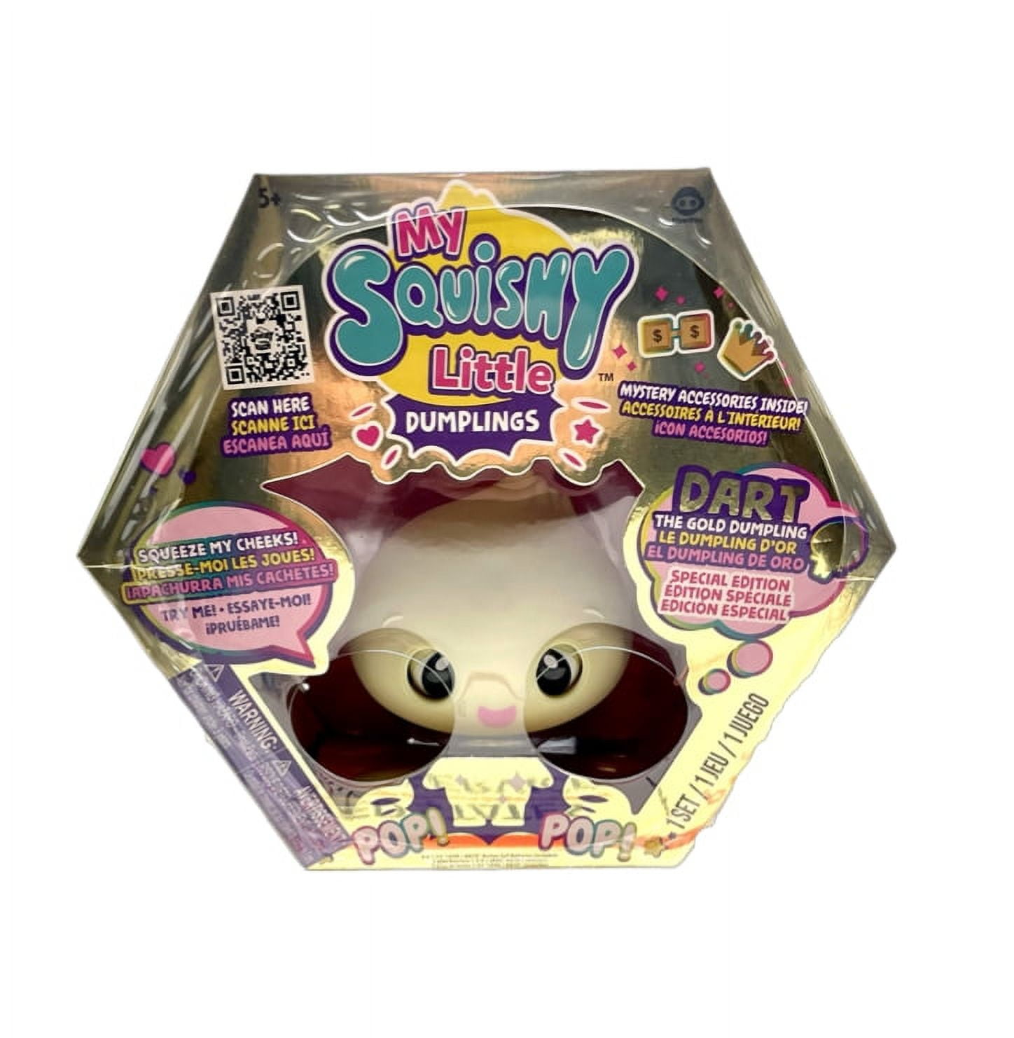 Interactive Squishy Toy - Limited Edition Golden Dumpling Collectible ...