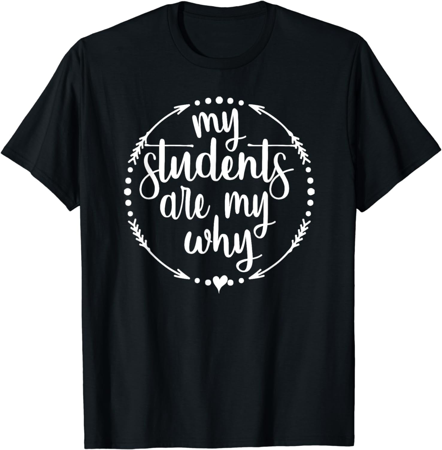 My Students Are My Why Cute Inspirational Teacher Gift T-Shirt ...