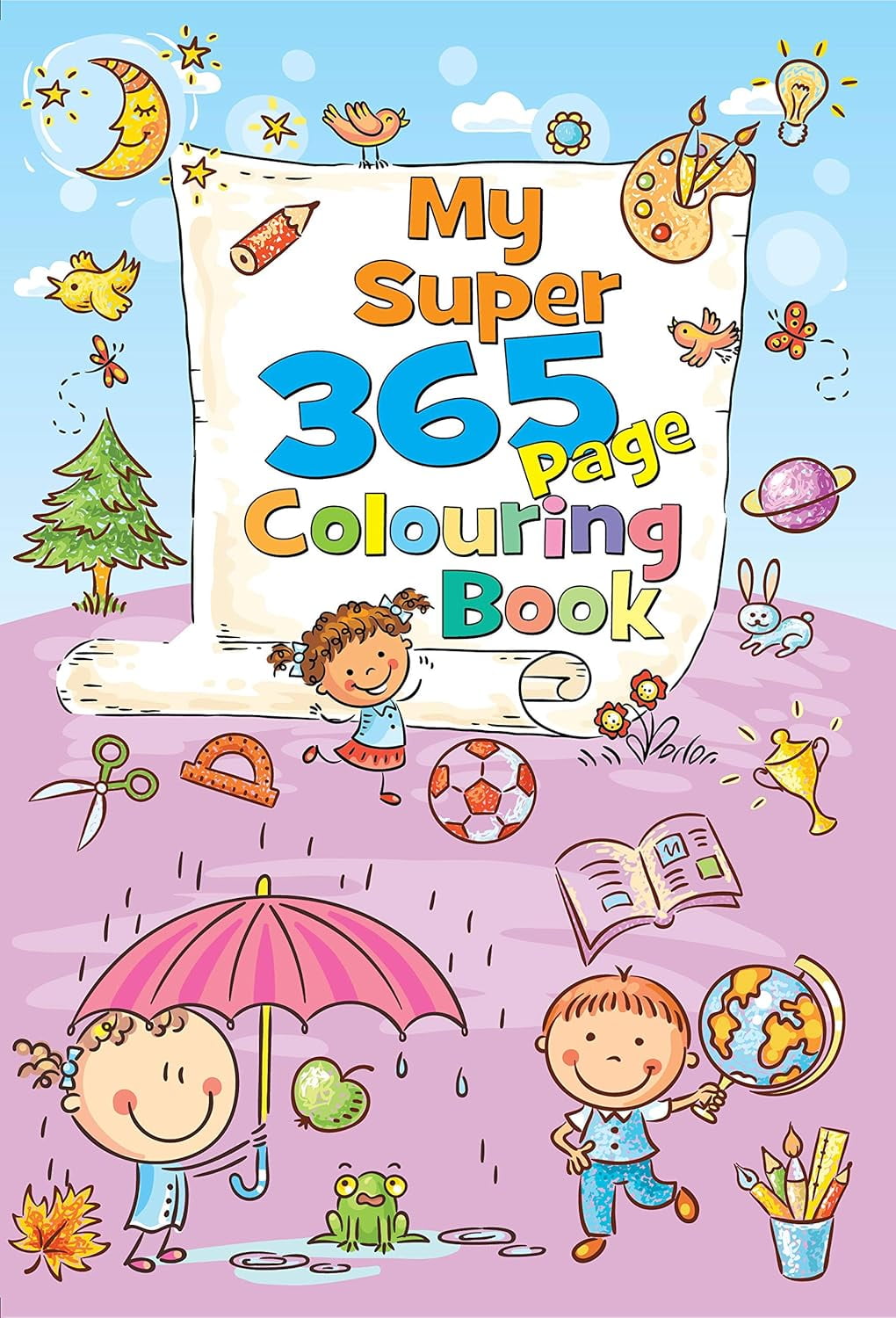 My Super 365 Page Colouring Book (English Version) - Walmart.com