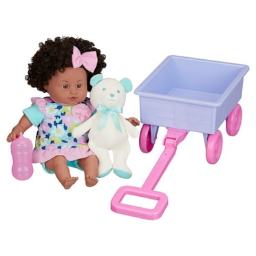My Sweet Love Style and Play Doll Toy Set, 13 Pieces, African American ...