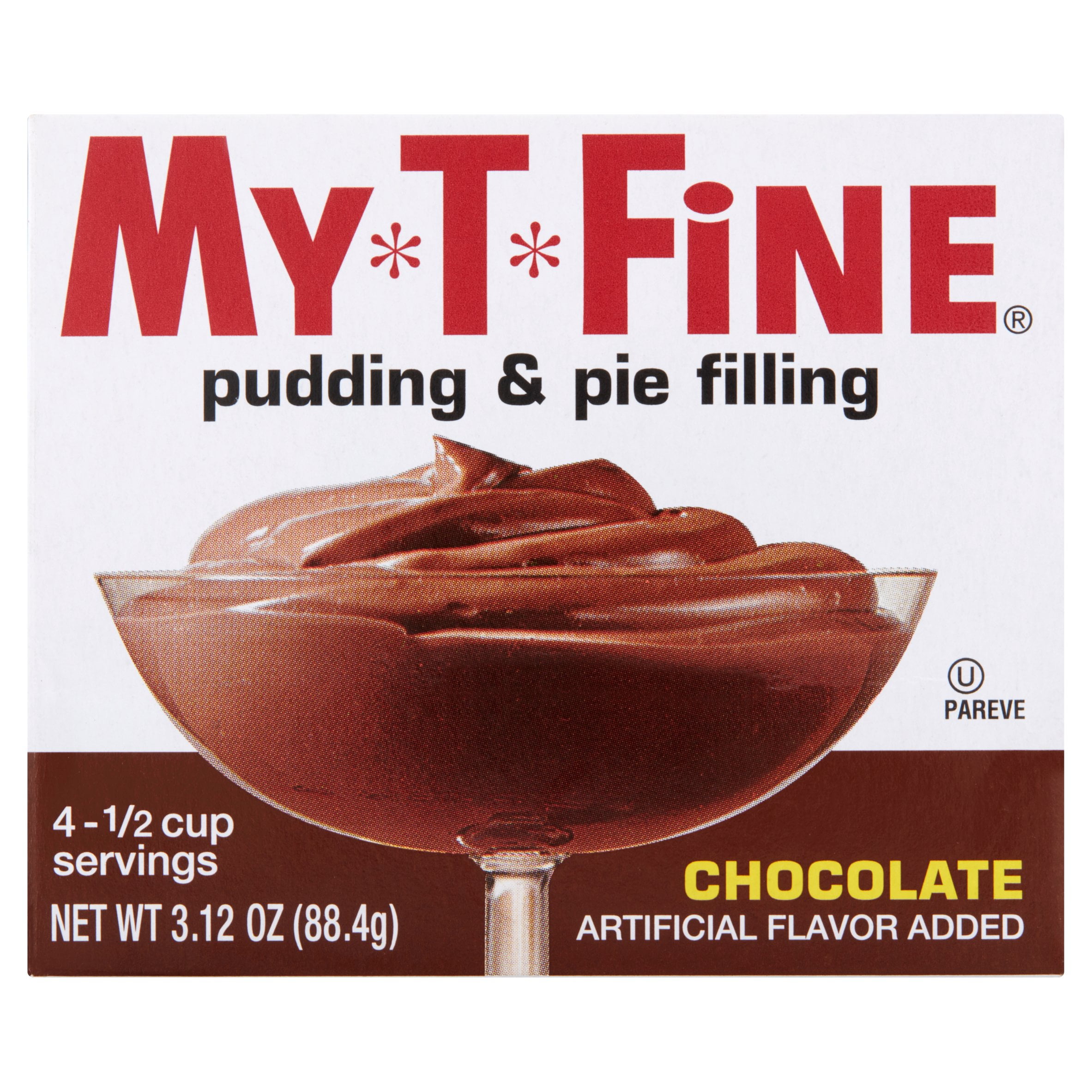 My-T-Fine Chocolate Instant Pudding & Pie Filling Mix, 4 Servings, 2.75 ...