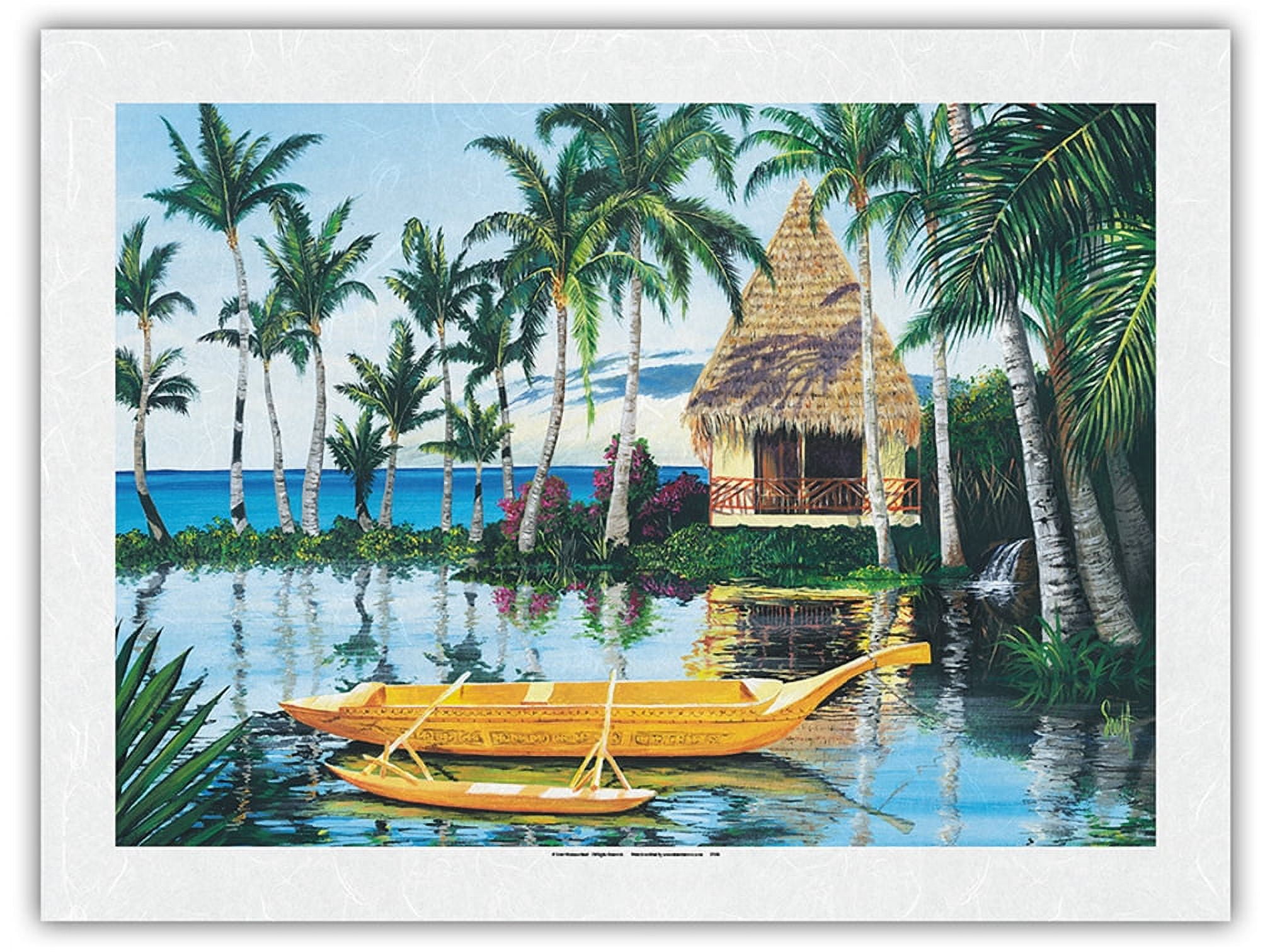 My Taxi - Hawaiian Outrigger Canoe - From an Original Color Painting by ...