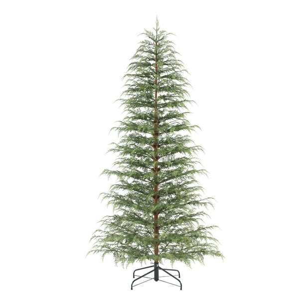 My Texas House 7.5 ft Pre-Lit Cypress Artificial Christmas Tree with ...