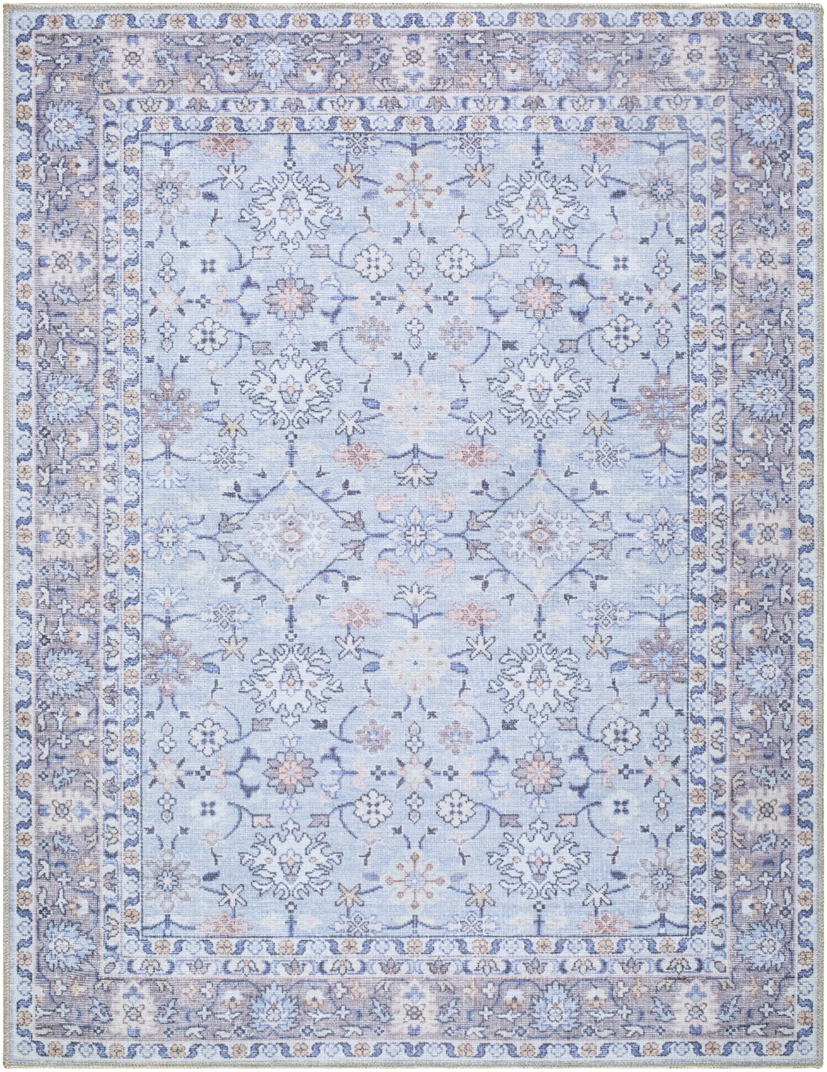 My Texas House Back to Campus Nova 5'3" x 7' Washable Area Rug ...