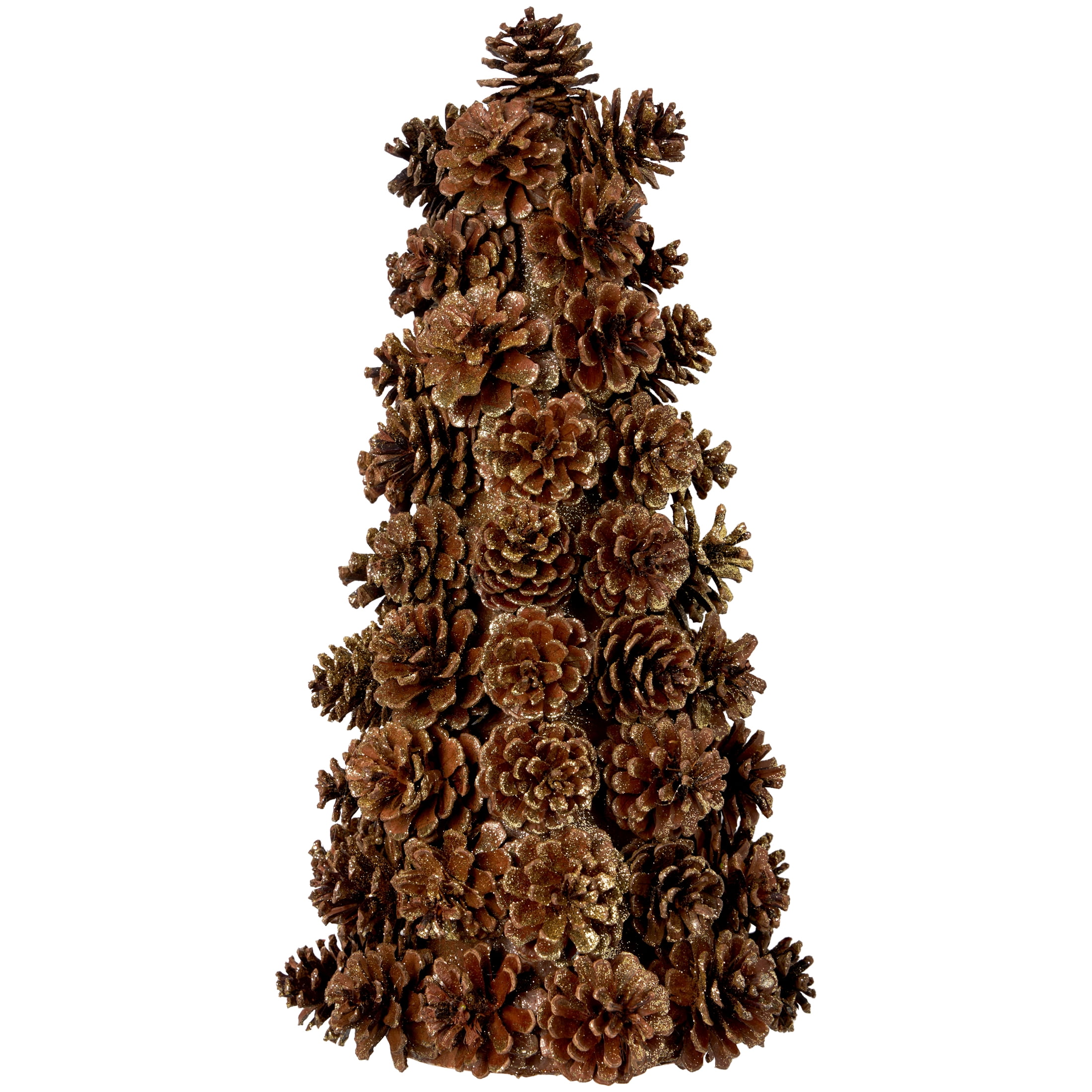 My Texas House Brown Pinecone Christmas Tree Decor, 16 in - Walmart.com