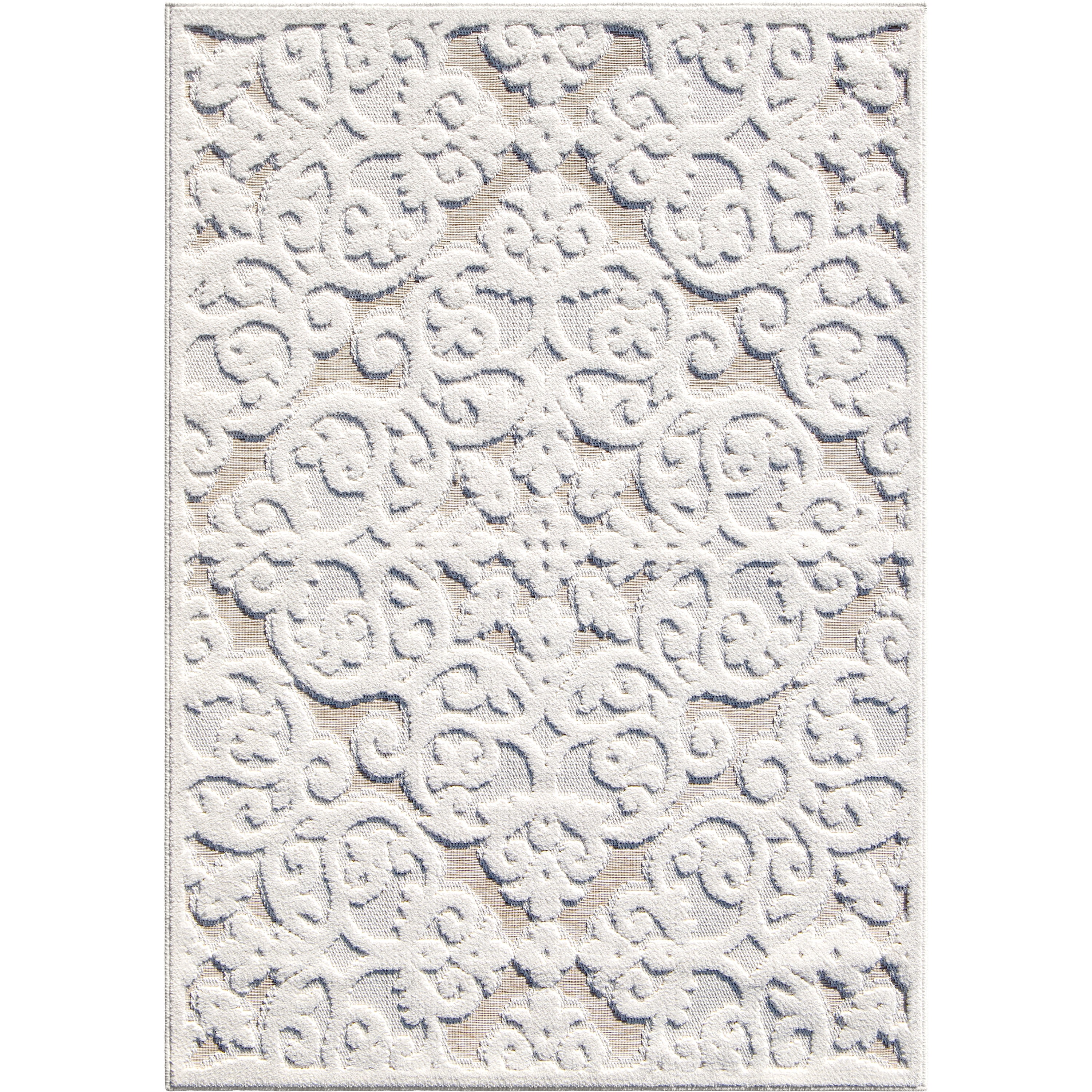 My Texas House Elaine, High- Low, Indoor/ Outdoor Area Rug, Natural ...