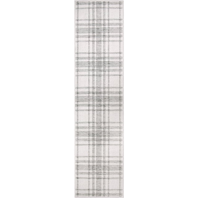 My Texas House Hampshire Plaid 2 X 8 Silverton Reversible Runner Rug ...