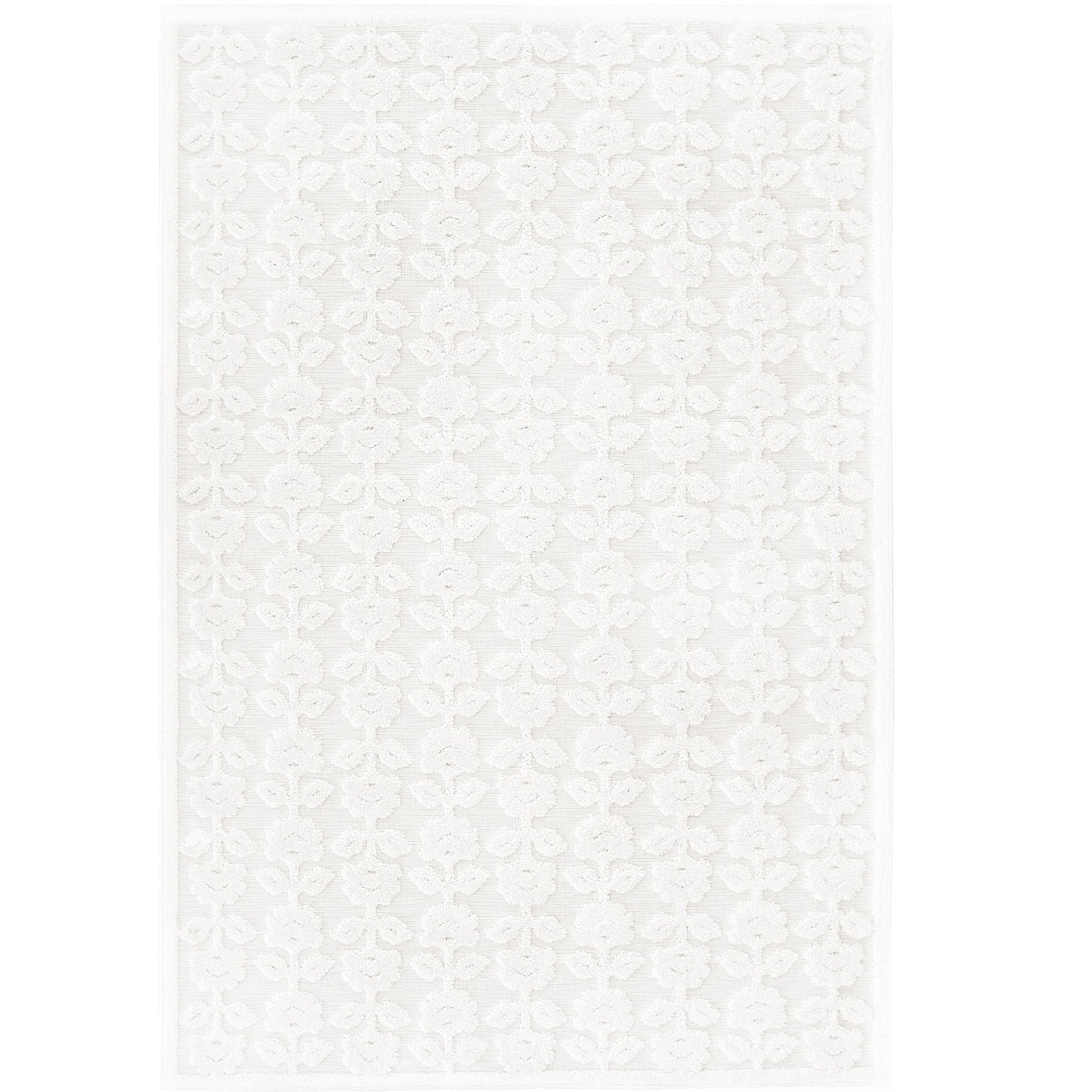 My Texas House Poppy 7'10" x 9'10" Driftwood Floral Indoor/Outdoor Rug ...