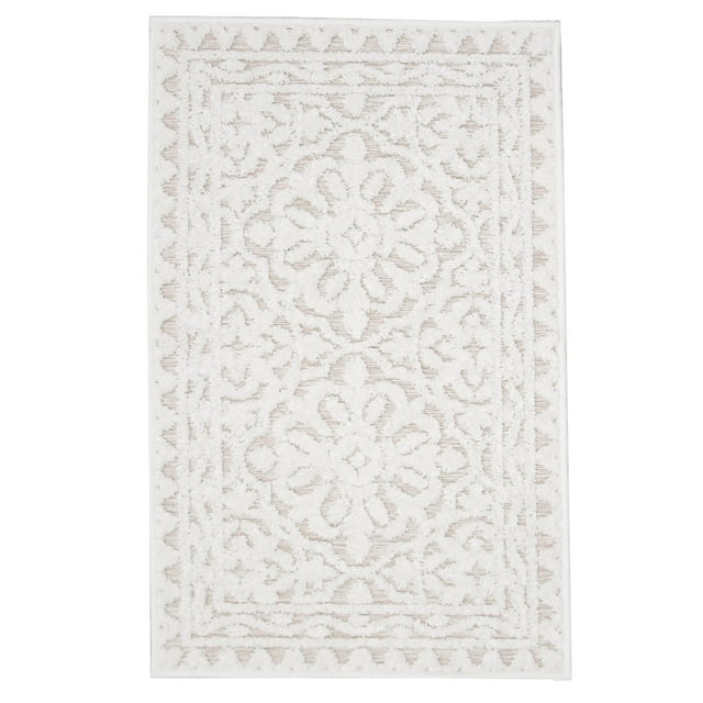 My Texas House Ryland 2' x 5'6" Driftwood Medallion Indoor/Outdoor Rug ...