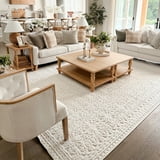 My Texas House Ryland 3'11" x 5'6" Natural Medallion Outdoor Area Rug ...