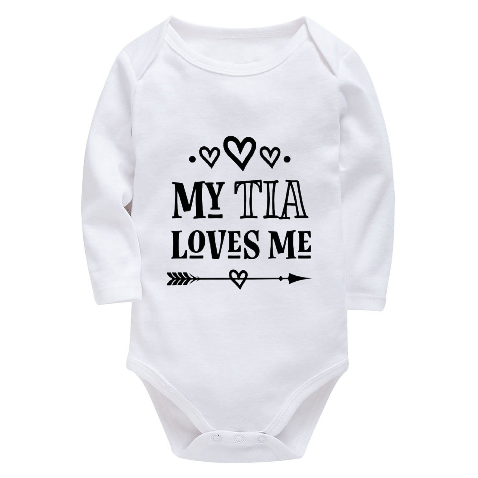 My Tia Loves Me Newborn Boy Take Home Outfit Long Sleeve Gender Neutral ...