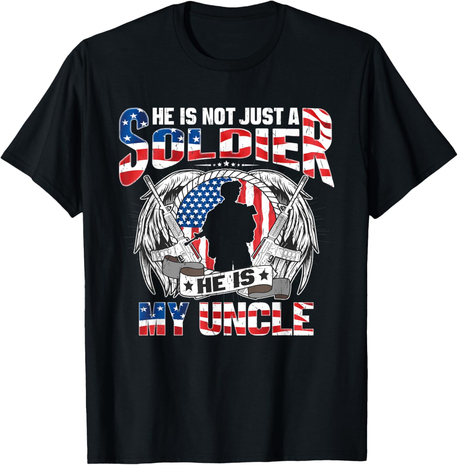 My Uncle My Soldier Hero - Proud Army Niece Nephew Military T-Shirt ...