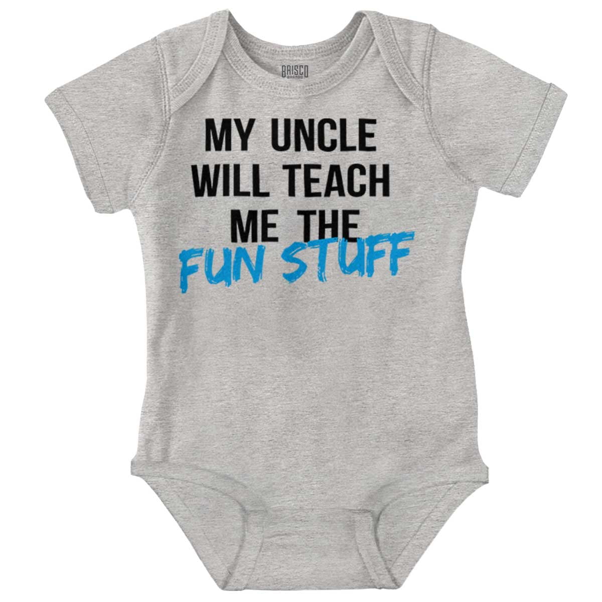 My Uncle Will Teach Me The Fun Stuff Romper Boys or Girls Infant Baby ...