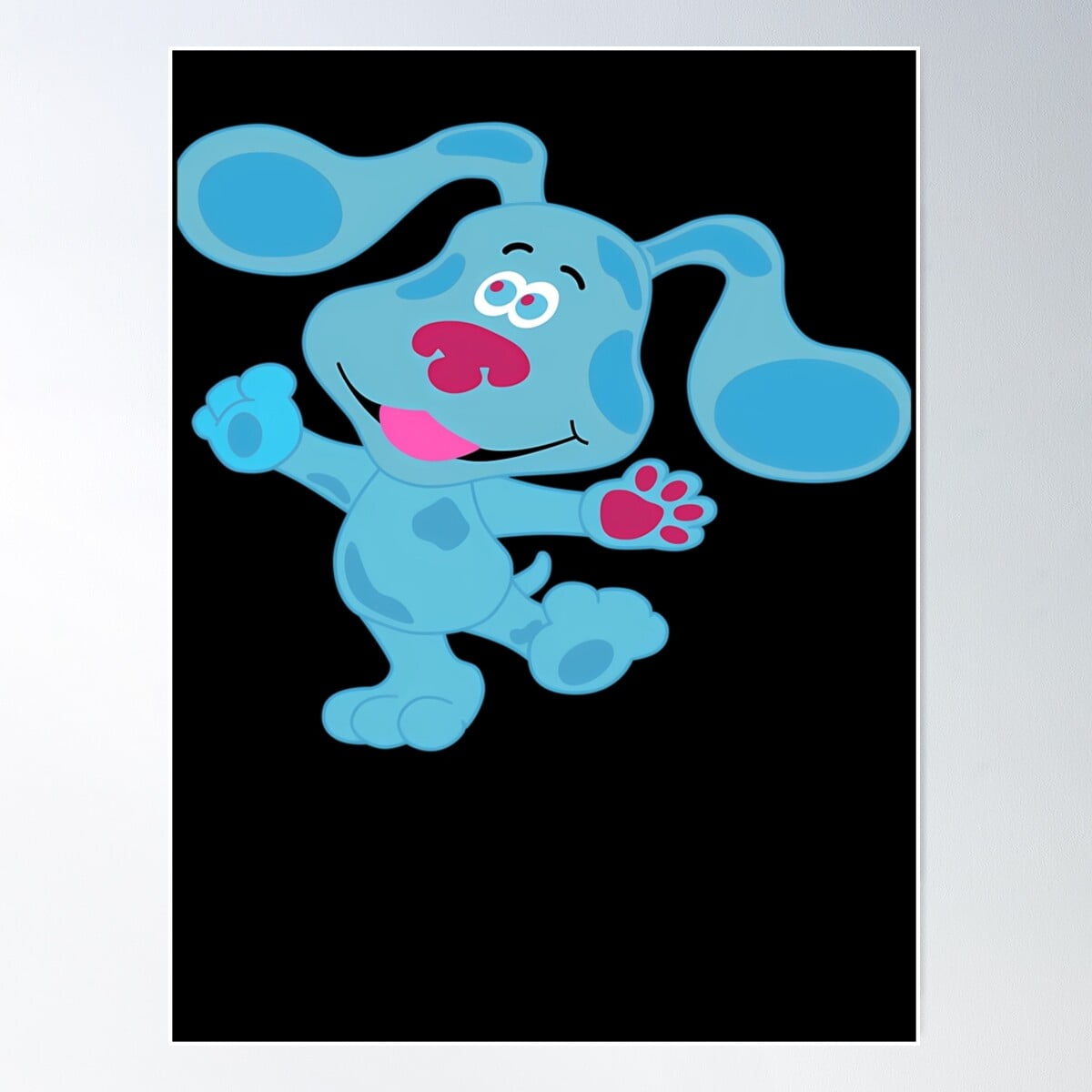 My Version Of Blues Clues Poster Wall Art, Modern Wall Decor For Living ...