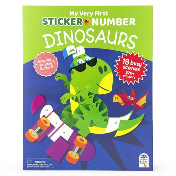 My Very First Sticker by Number Dinosaurs: My Very First Sticker by ...