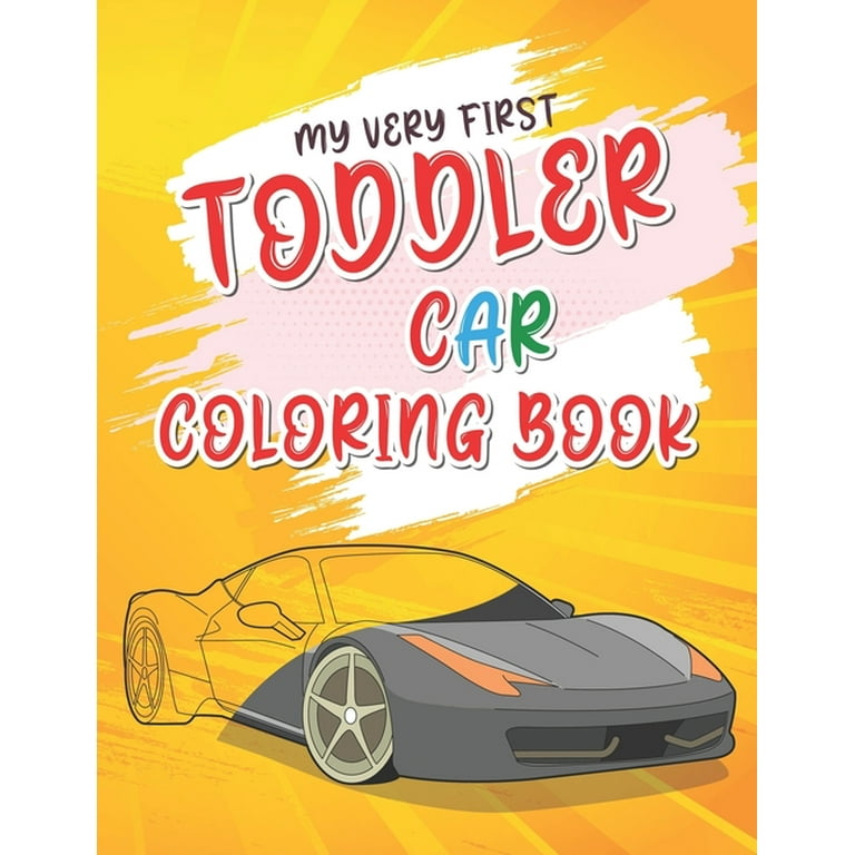 toddler car coloring sheet