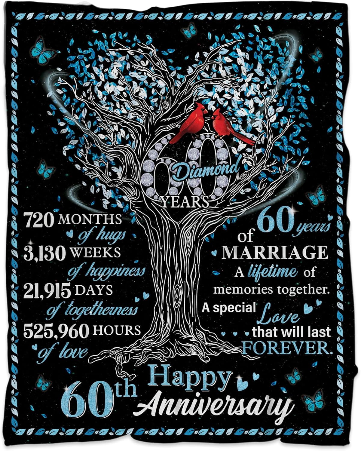 to My Wife Blanket, Wedding Anniversary Blanket Gifts for Her, Romantic ...