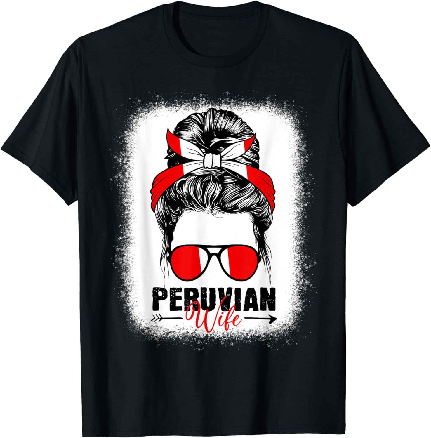 My Wife is Peruvian Peruvia Pride Flag Heritage Roots T-Shirt - Walmart.com