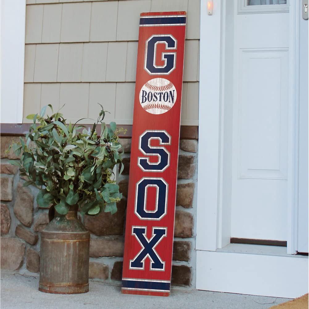 My Word! Go Sox Boston Fan Favorite Welcome Sign and porch leaner for ...
