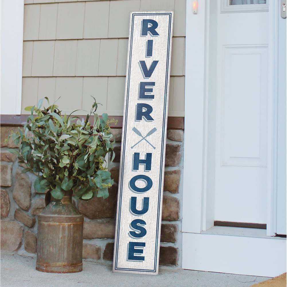 My Word! River House Porch Board Welcome Sign & Porch Leaner for Front ...