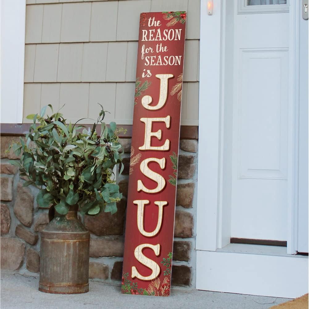 My Word! The Reason For The Season Is Jesus Porch Board Sign - Walmart.com