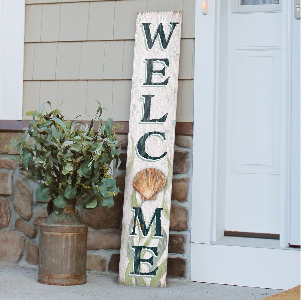 My Word! Welcome Coastal Seasonal House Decoration Hanging Porch Board ...